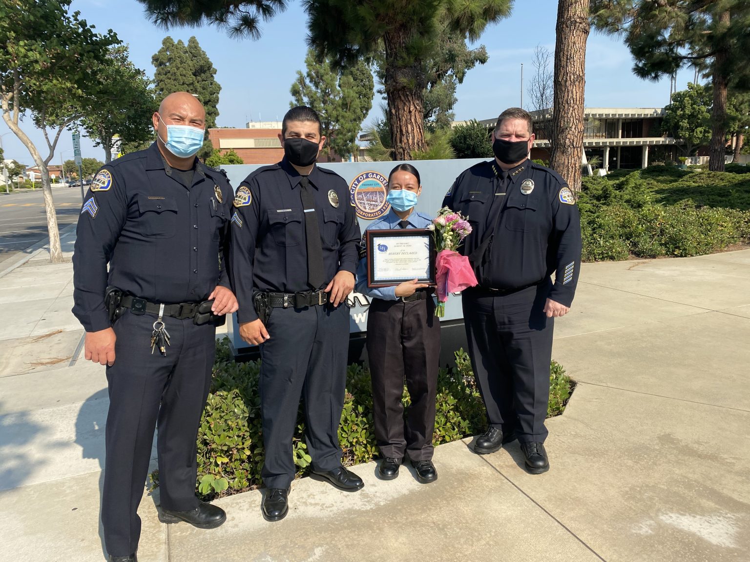 Elissa Estrada grateful to be a Gardena Police Explorer | Gardena ...